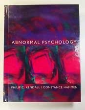 Abnormal Psychology Philip C Kendall ,Constance L Hammen 9780395621837 ...