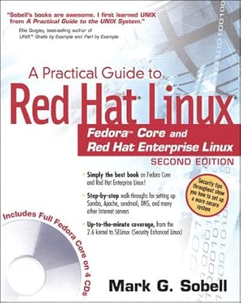 Practical Guide To Red Hat Linux Fedora Core And Red Hat Enterprise ...