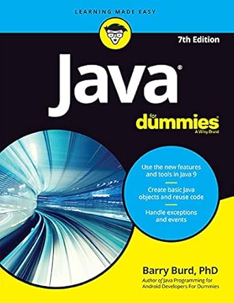 Java For Dummies 7ed Barry Burd 9788126568147 PDF | Solutioninn.com