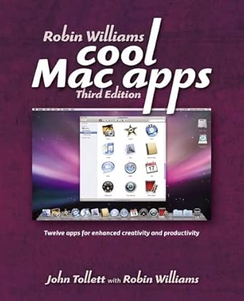 Robin Williams Cool Mac Apps Twelve Apps For Enhanced Creativity And ...