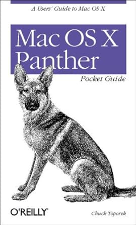 Mac Os X Panther Pocket Guide Chuck Toporek 9780596006167 PDF ...