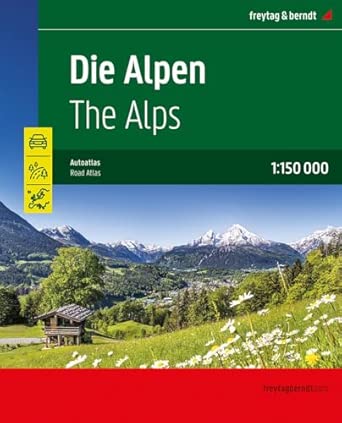 Die Alpen Straa Enatlas 1 150 000 Freytag And Berndt Autoatlas Mit ...
