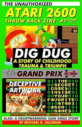 The Unauthorized Atari 2600 Throw Back Zine #7 Dig Dug Atari 2600 ...